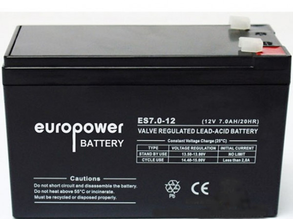 XRT Europower baterija za UPS ES12-7 (12V / 7AH/20HR)