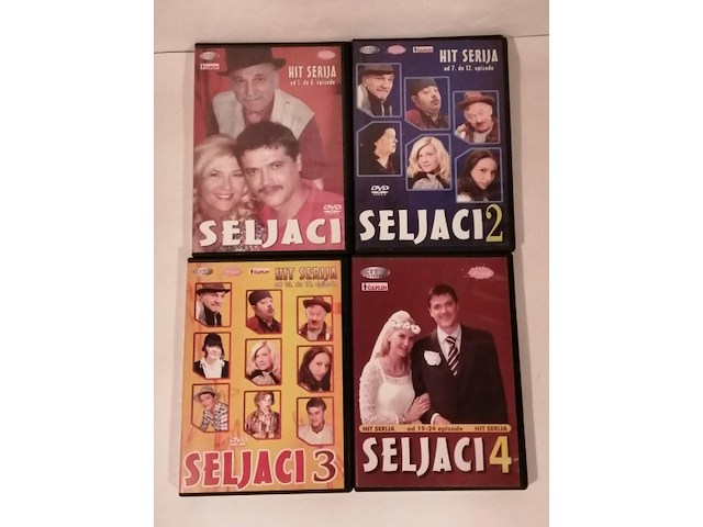 SELJACI 4 DVD-a  Epizode od 1-24