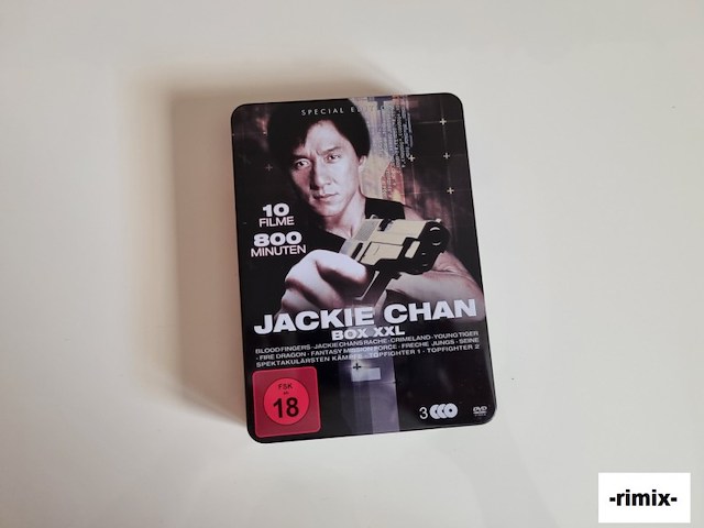 DVD – Jackie Chan box XXL 10 filmova steelbox