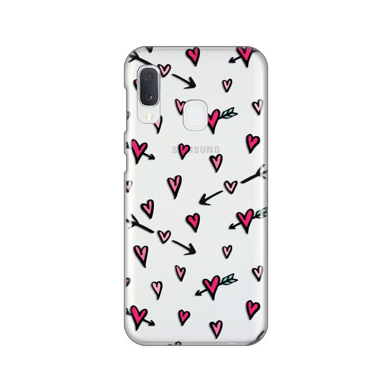Maskica Silikonska Print Skin za Samsung A202F Galaxy A20e Heart Pattern