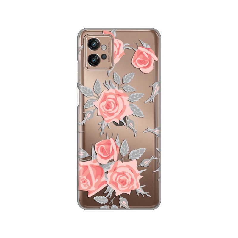 Maskica silikonska Print Skin za Motorola Moto G32 Elegant Roses