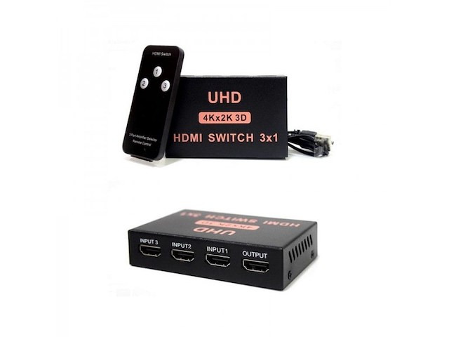 Fast Asia HDMI Switch 3x1 4Kx2K 3D