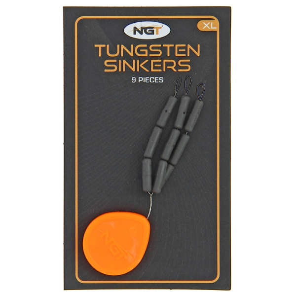 NGT Tungsten Sinkers – Pack of 9