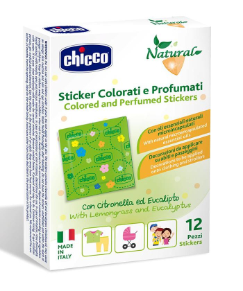 Chicco zanza parfemisani stikeri 12 kom