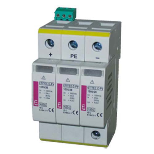 ETI Odvodnik prenapona za PV * MOD.ETITEC C-PV 100/20