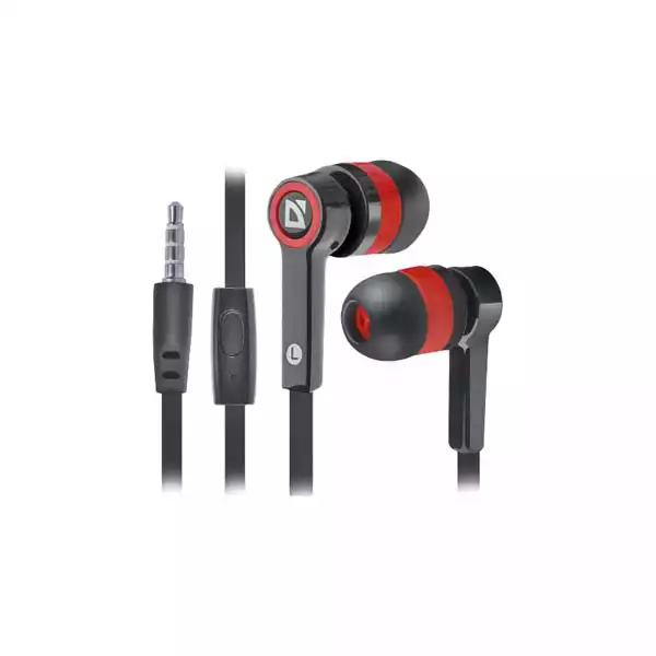 Slušalice bubice sa mikrofonom Defender Pulse 420, crno crvene