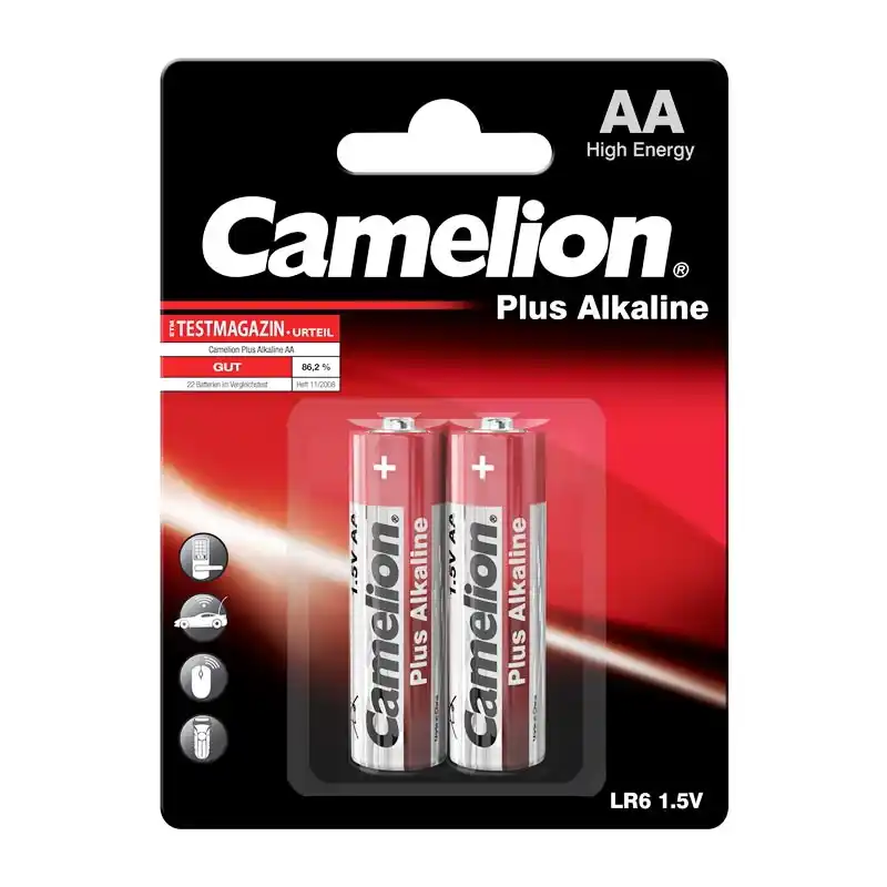 Baterija Camelion LR6 AA alkalna (pak 2 kom), nepunjiva