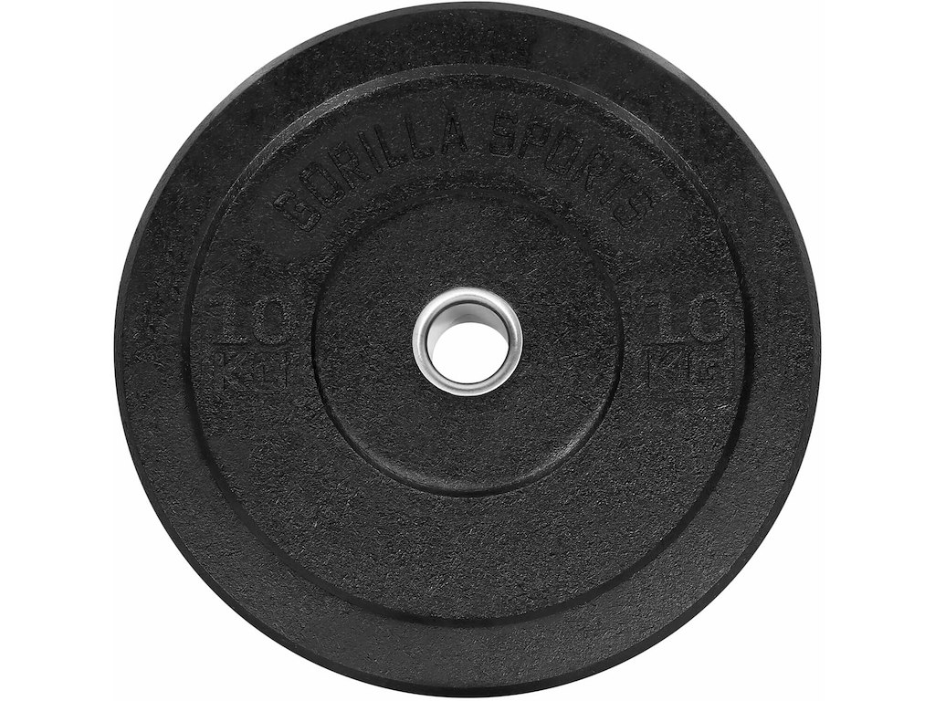 GORILLA SPORTS Olimpijski bumper teg HI-TEMP (10 kg)