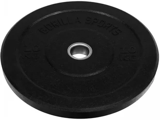 GORILLA SPORTS Olimpijski bumper teg HI-TEMP (2 x 10 kg)