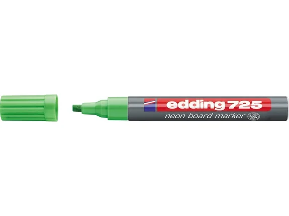 Edding Marker za belu tablu 725 NEON 2-5mm zelena