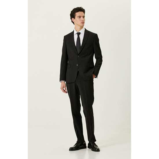 Black Wool Suit