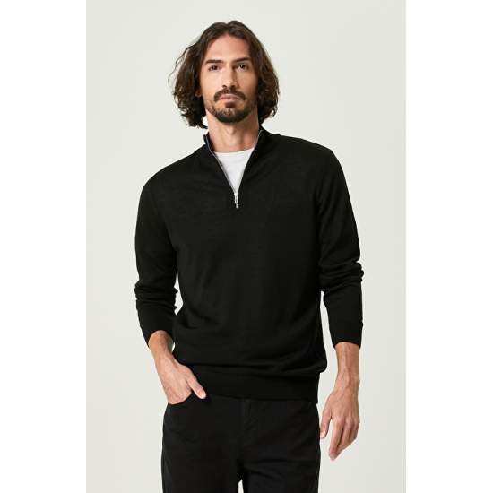 Black Wool Sweater