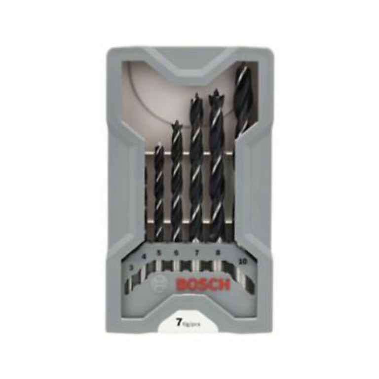 Bosch Set burgija za drvo, 7 kom, 2607017034