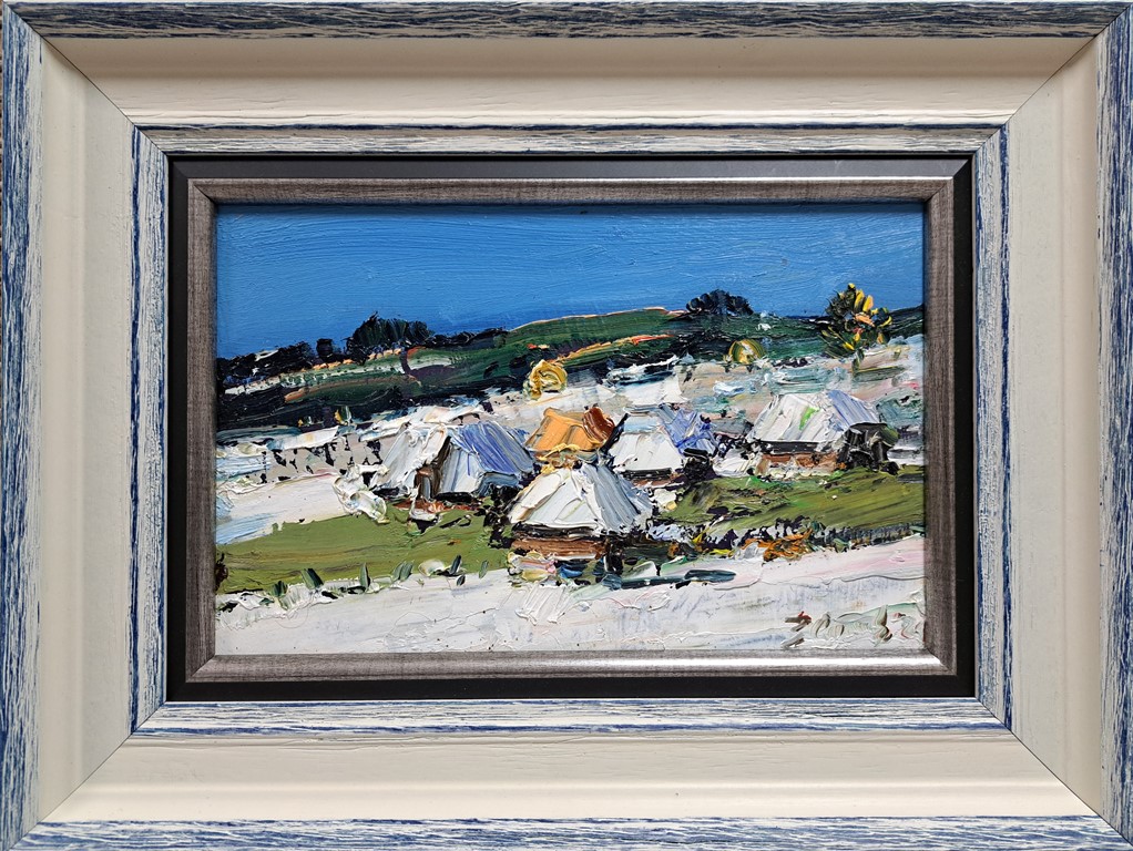 Zlatibor 5, Đorđe Stanić, ulje na lesonitu, sa 27×36 cm, bez 16×25 cm, sertifikat, 90 eura