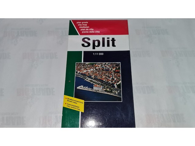 Split, plan grada