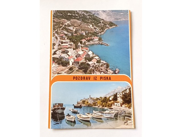 Pisak - Dalmacija - Hrvatska - Putovala 1984.g -