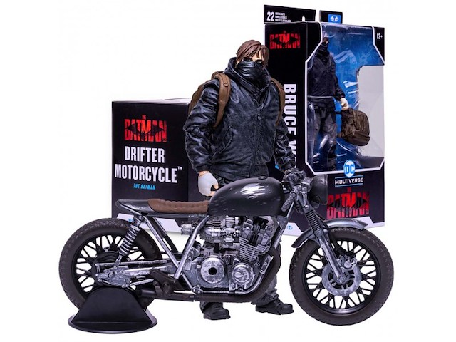 BATMAN / BRUCE WAYNE with MOTORCYCLE