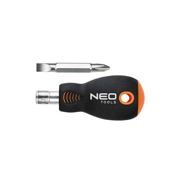 NEO TOOLS Odvijač zamenljivi 2u1 PH2/R4