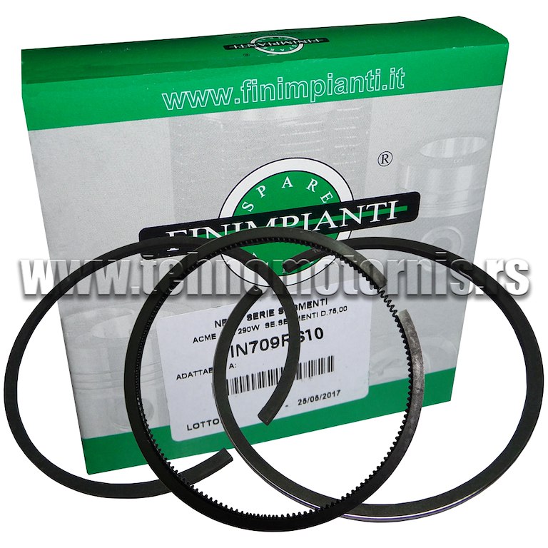 Garnitura karika ALN290 76mm FIN709RS10 (2mm x 2mm x 4mm)