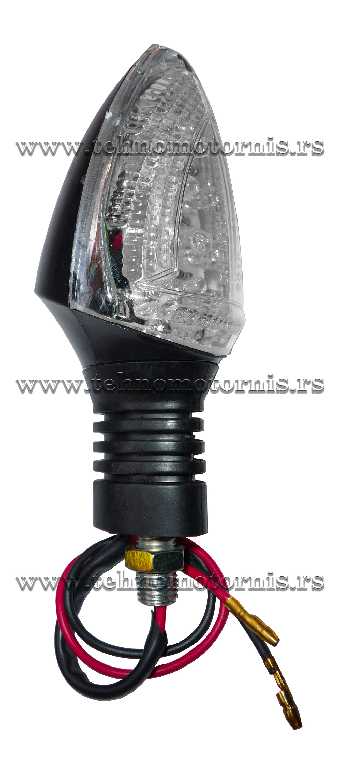 Migavac SY0228 LED beli/crna pozadina Skuter (veliki)