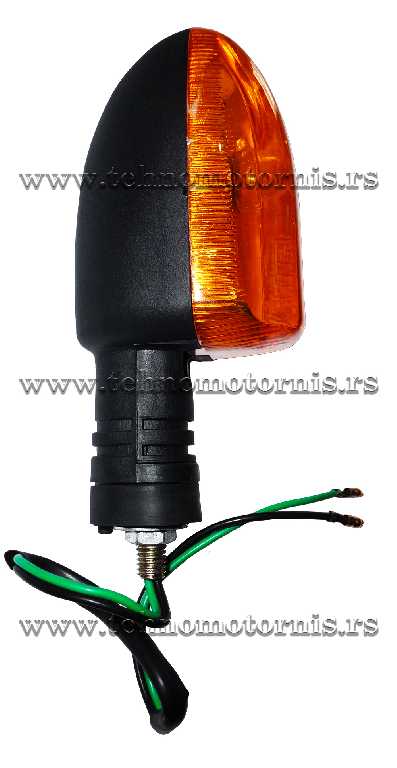 Migavac SY-0166 narandžasti/crna pozadina Skuter (veliki)