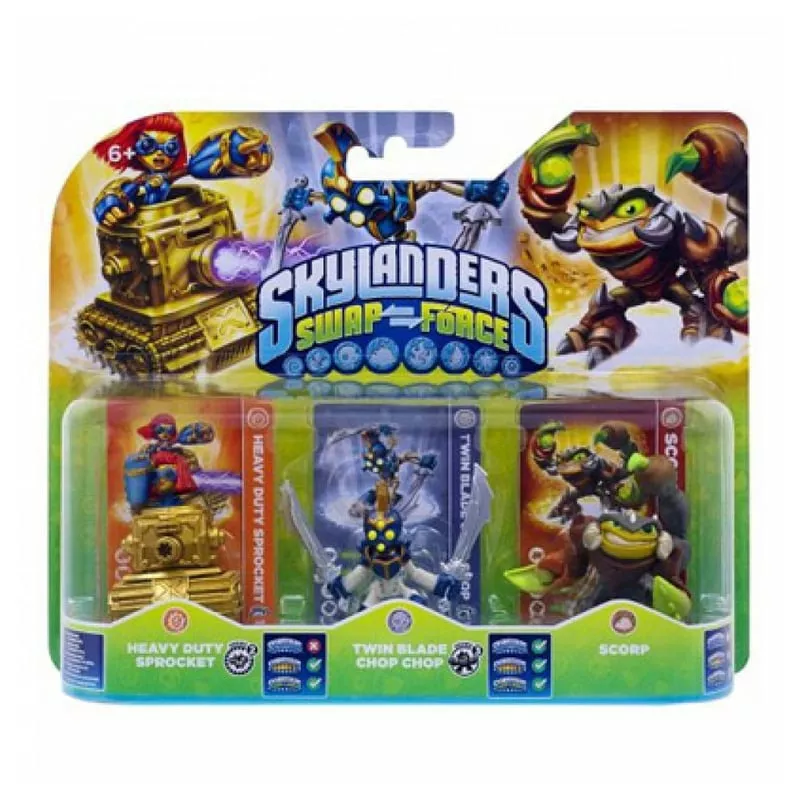 Skylanders SWAP Force Triple Pack C (Star Strike + Gill Grunt + Trigger Happy)