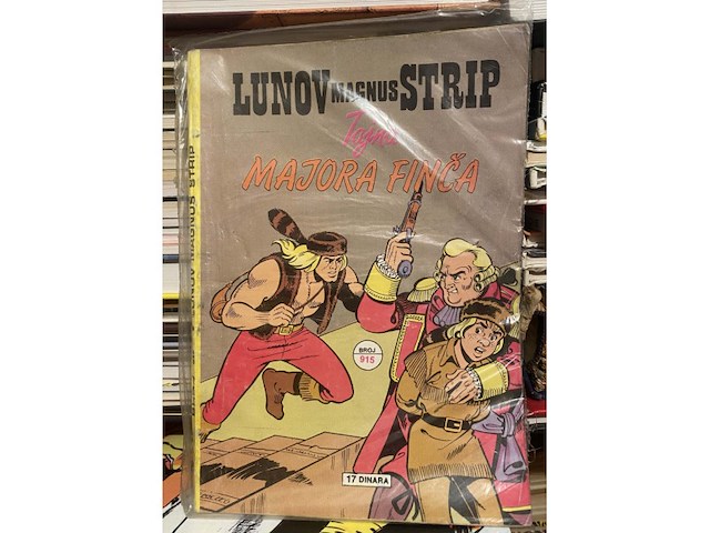 LUNOV MAGNUS STRIP 915 - Tajna majora Finča - Blek