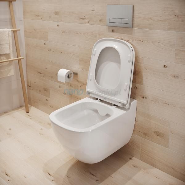 Cersanit CASPIA WC šolja konzolna CleanOn + daska