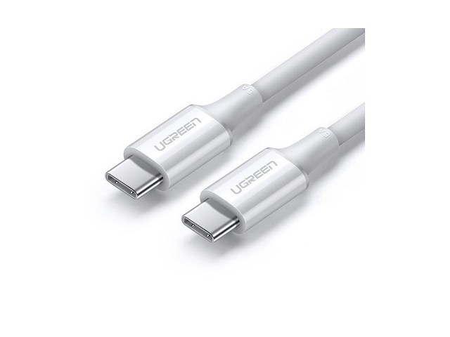 Kabl USB C muški-USB C muški 1m beli
