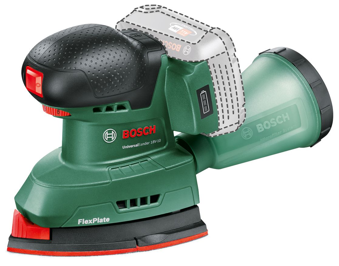 Akumulatorska vibraciona multi brusilica UniversalSander 18V-10; bez baterije i punjača (06033E3100)