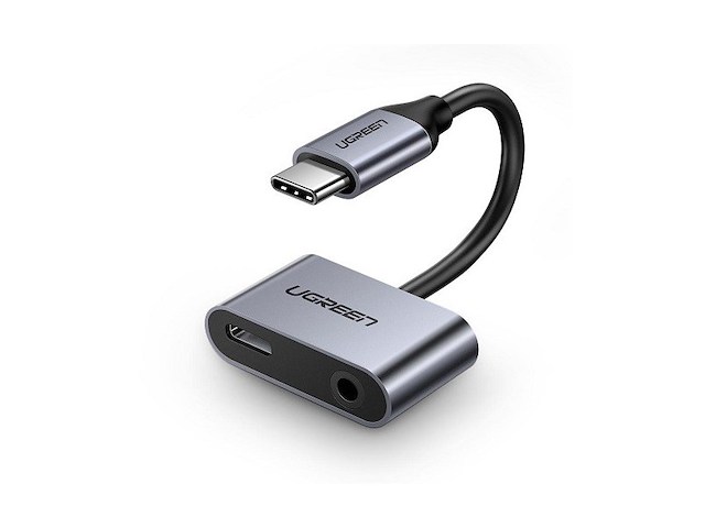 Kabl adapter USB C muški-3.5mm stereo ženski +USB C žen