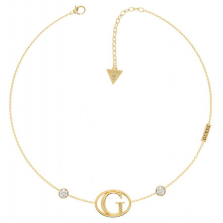 Ženska guess iconic zlatna ogrlica od hirurškog Čelika ( jubn01037jwygt/u )