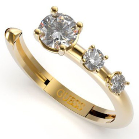 Ženski guess zlatni prsten od hirurškog Čelika ( jubr01408jwyg56 )