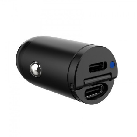 Celly auto punjač 30W 2 USB-C port ( CCMINI2USBC )