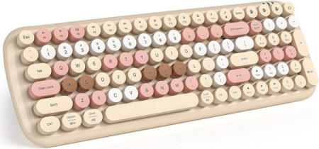 Mofii WL retro BT tastatura u milk tea boji ( SK-646BTMT )