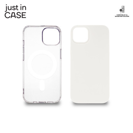 Just in case 2u1 extra case mag mix plus paket beli za iPhone 14 ( MAGPL108WH )