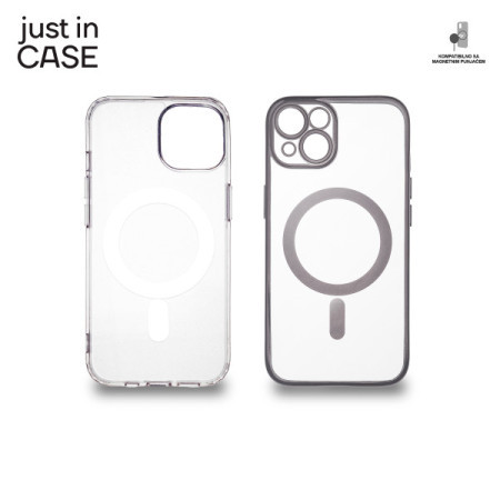 Just in case 2u1 extra case mag mix paket srebrni za iPhone 14 ( MAG108SL )