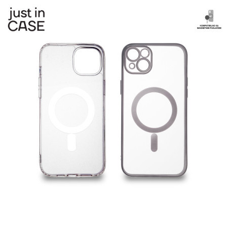 Just in case 2u1 extra case mag mix paket srebrni za iPhone 14 plus ( MAG109SL )