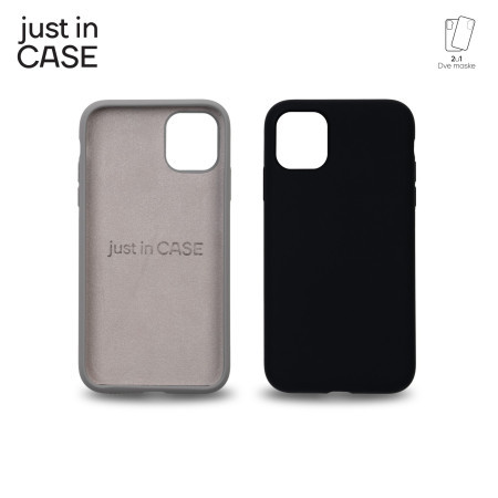 Just in case 2u1 extra case mix plus paket crni za iPhone 11 ( MIXPL102BK )