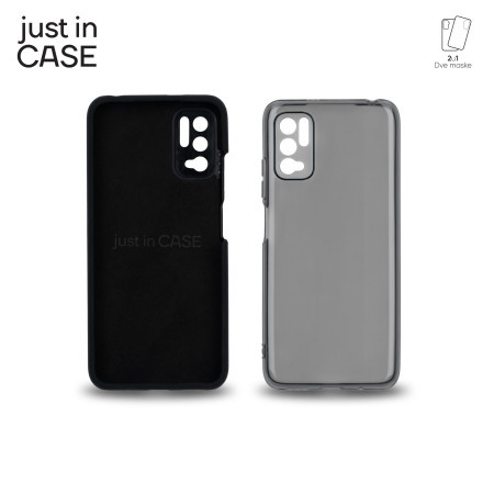 Just in case 2u1 extra case mix paket crni za Redmi note 10 5G ( MIX303BK )