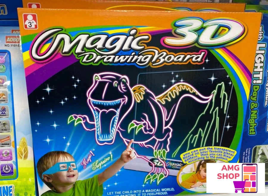 3D Magicni crtez-Magicna tabla + 3D naocare - 3D Magicni crtez-Magicna tabla + 3D naocare
