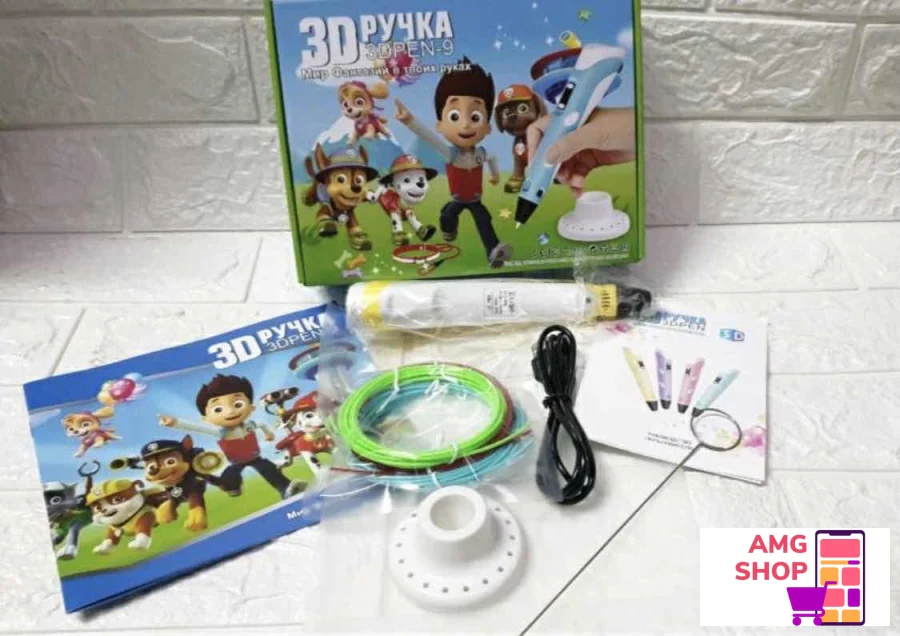 3D olovka paw patrol - 3D olovka patrolne šape - 3D olovka paw patrol - 3D olovka patrolne šape