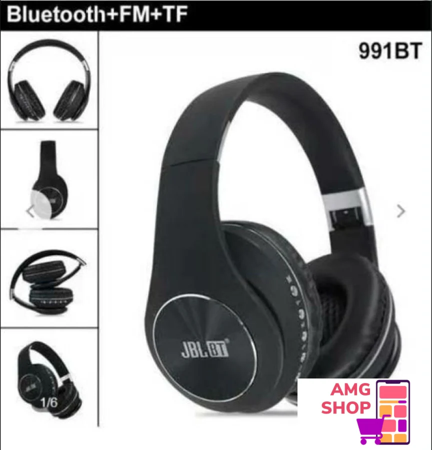991 BT Bluetooth slušalice + FM radio - 991 BT Bluetooth slušalice + FM radio