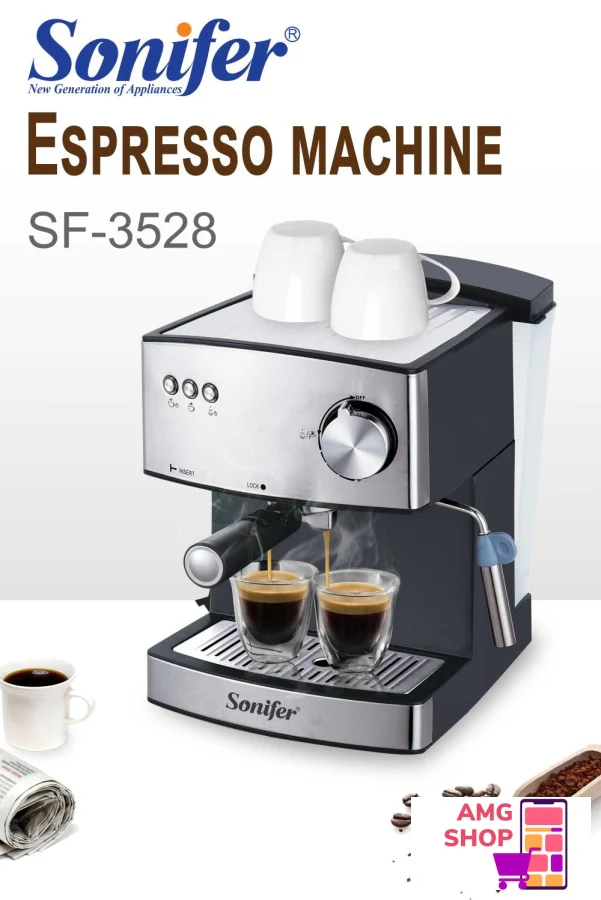 Aparat za espresso Sonifer SF 3528/850w - Aparat za espresso Sonifer SF 3528/850w