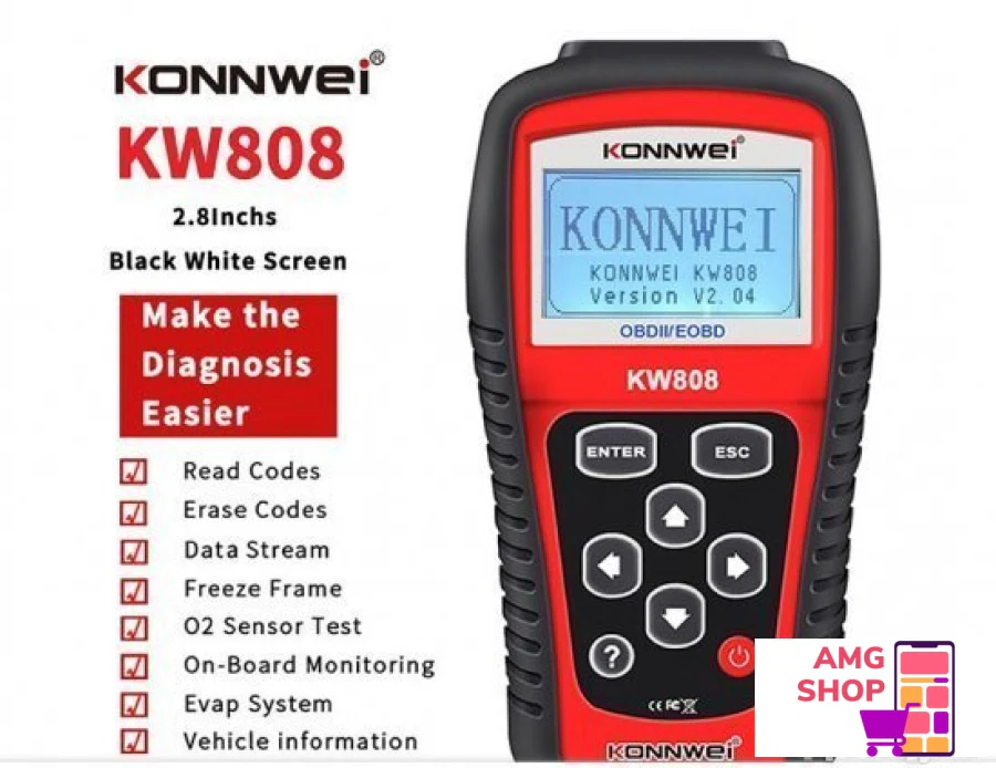 Auto dijagnostika- Konnwei KW808-AUTO-AUTO-DIJAGNOSTIKA-auto - Auto dijagnostika- Konnwei KW808-AUTO-AUTO-DIJAGNOSTIKA-auto