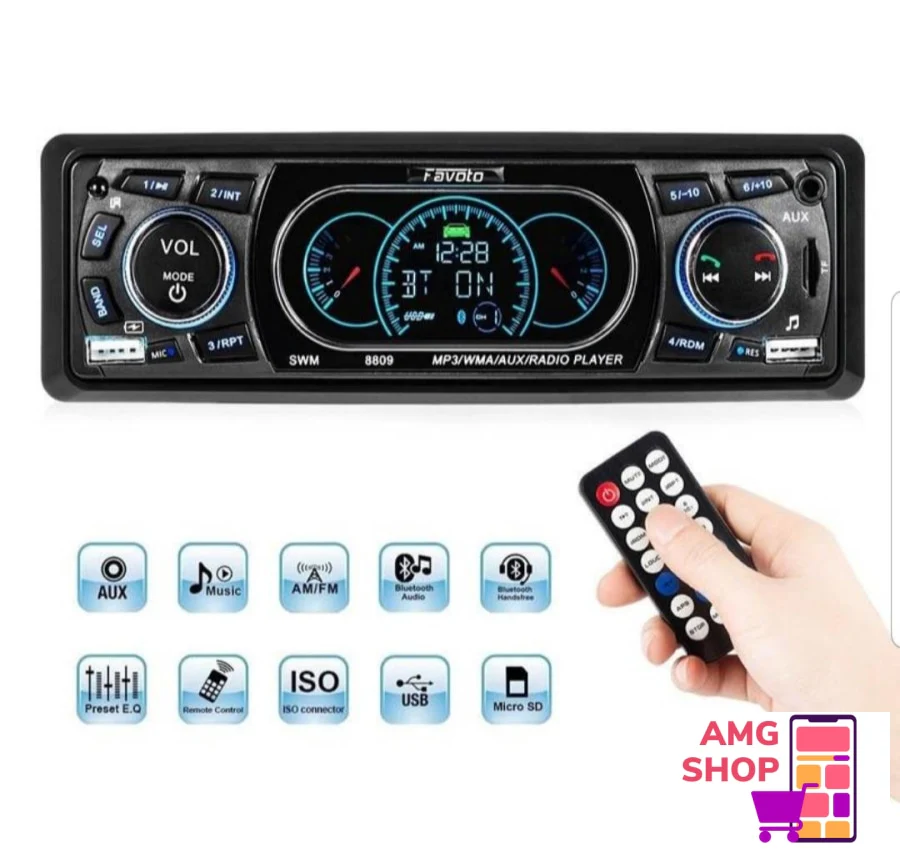 Auto radio/card bluetooth 4x60/usb/mp3/sd - Auto radio/card bluetooth 4x60/usb/mp3/sd