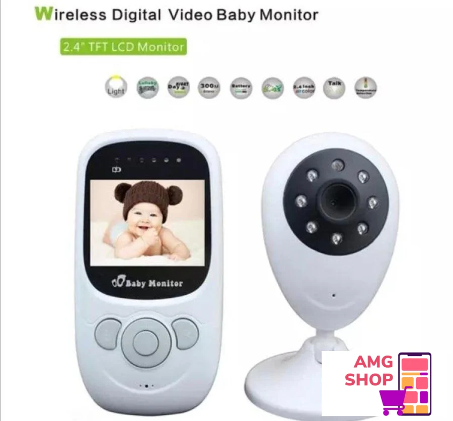 Bebi alarm- monitor kamera sa ekranom i Temp senzorom - Bebi alarm- monitor kamera sa ekranom i Temp senzorom