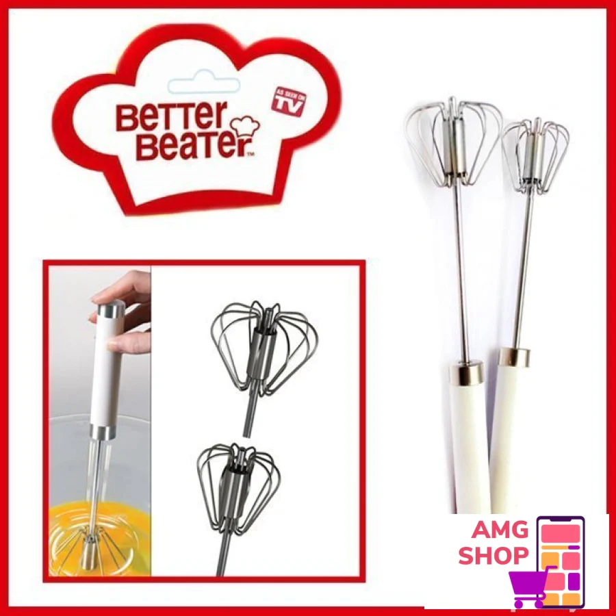 BETTER BEATER Press & Spin - Set od Dva Rucna Miksera - - BETTER BEATER Press & Spin - Set od Dva Rucna Miksera -