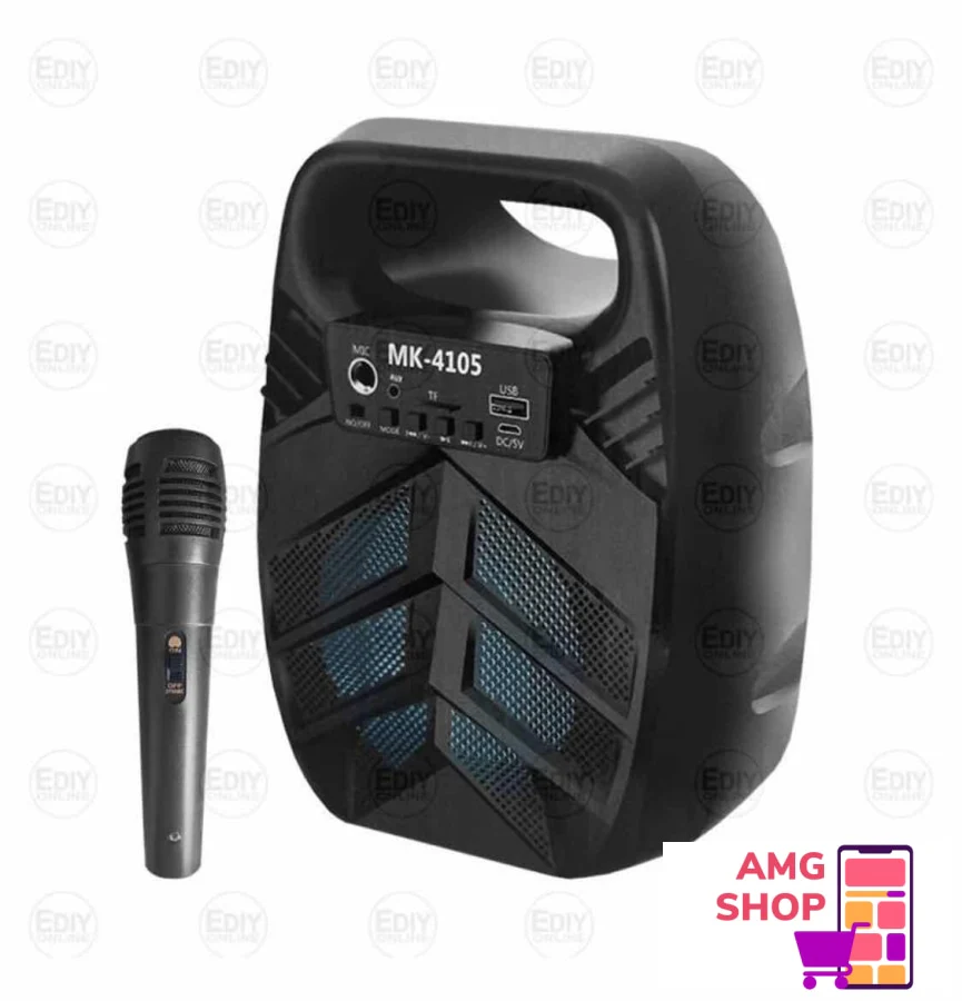 Bezicni zvucnik karaoke sa mikrofonom MK-4105 - Bezicni zvucnik karaoke sa mikrofonom MK-4105