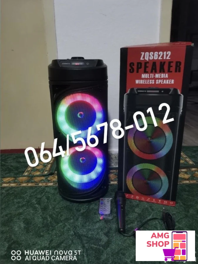 Bluetooth karaoke zvucnik sa mikrofonom ZQS 52cm - Bluetooth karaoke zvucnik sa mikrofonom ZQS 52cm